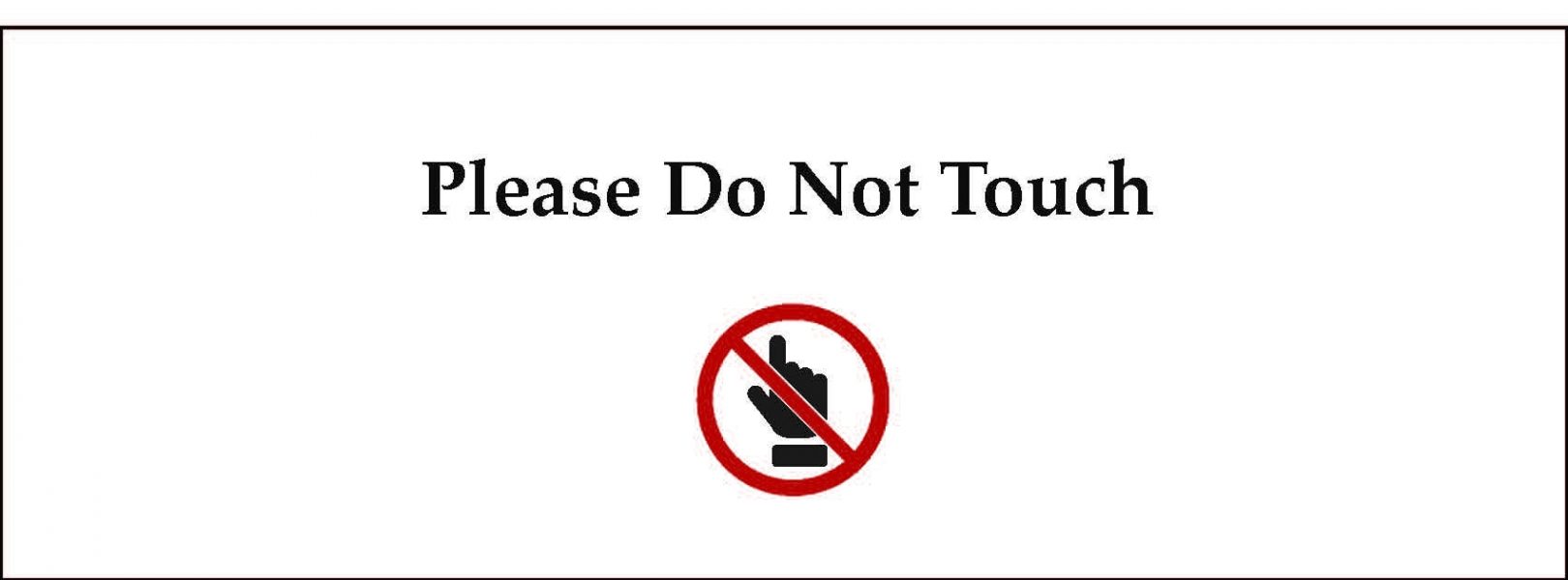 Do Not Touch Museum Trade Do Not Touch Museum Trade